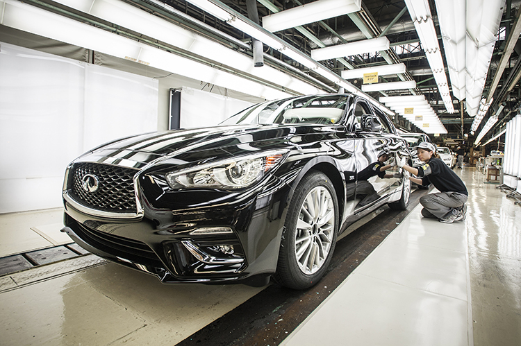 2018 INFINITI Q50 production begins in Japan