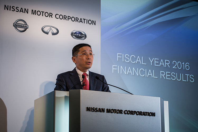 Nissan reports full-year results for fiscal year 2016