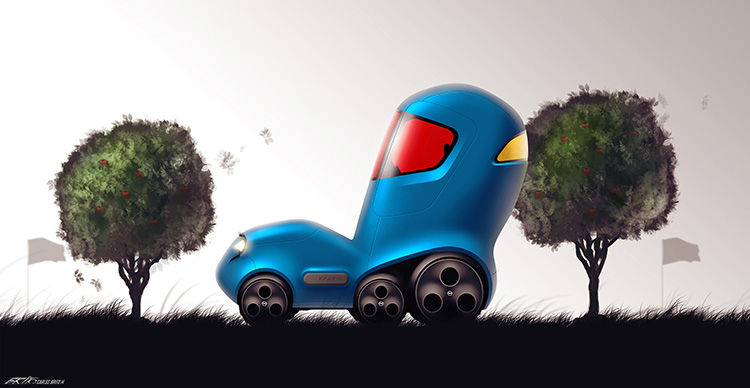 Car drawings made by kids become sketches produced by Nissan Design ...